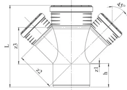 Double Branch 45° | EGIC