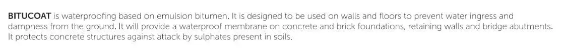 BITUMEN Emulsion (BITUCOAT) | EGIC
