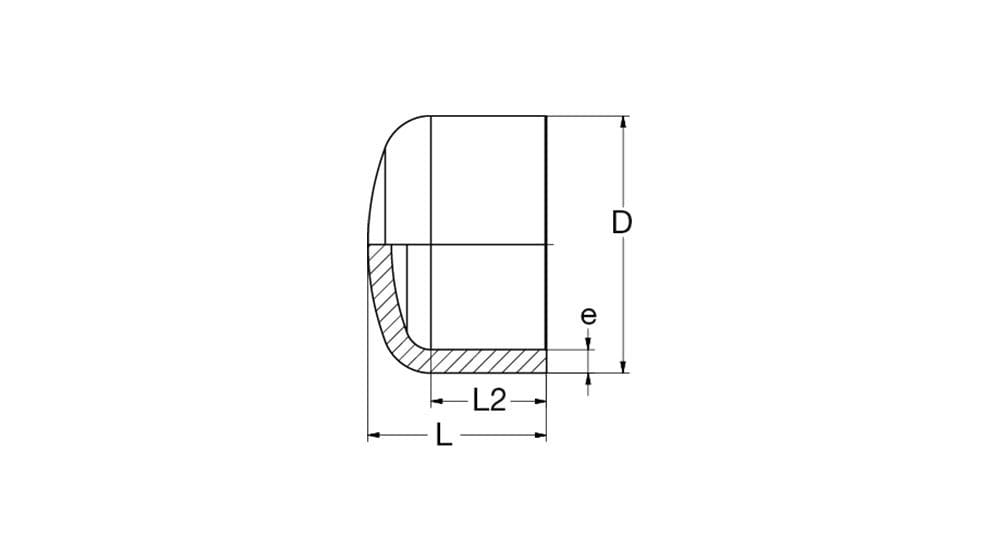 PP-RCT Cap long butt green | EGIC